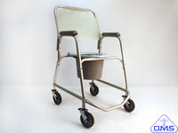 WHEELED COMMODE WITH FIXED ARMS – Ontario Medical Supply Inc.