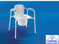 STATIONARY COMMODE WITH FIXED ARMS – Ontario Medical Supply Inc.